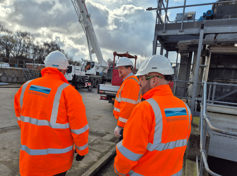 MP visits Old Whittington Waste Water Treatment Works, Derbyshire ...